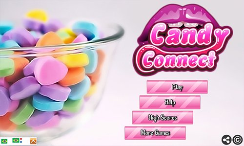 Jogo Candy Connect no Jogos 123
