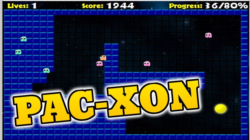 Jogo Pac-Xon no Jogos 123