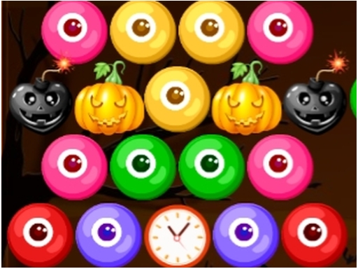 Jogo Spooky Bubble Shooter no Jogos 123