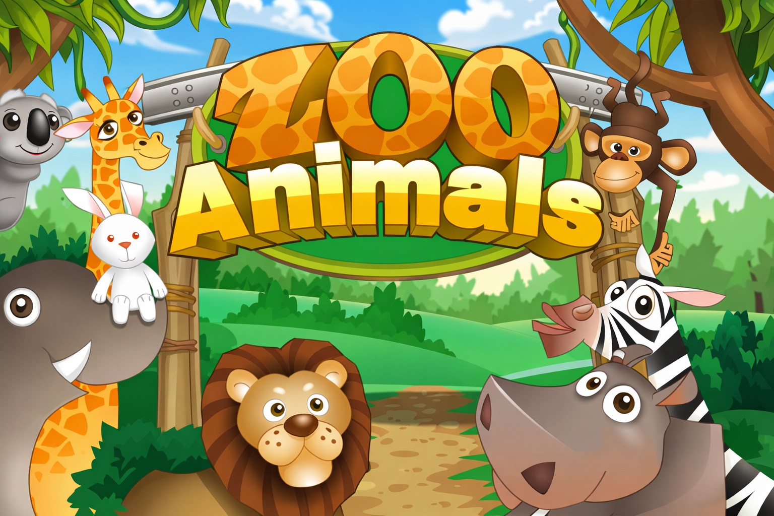 Jogo Zoo Animals no Jogos 123